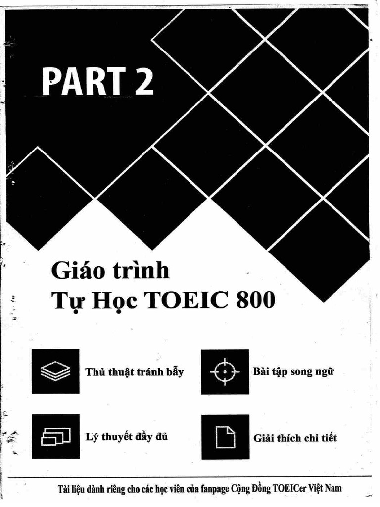 Xemtailieu Giao Trinh Tu Hoc Toeic 800 Part 2 | PDF