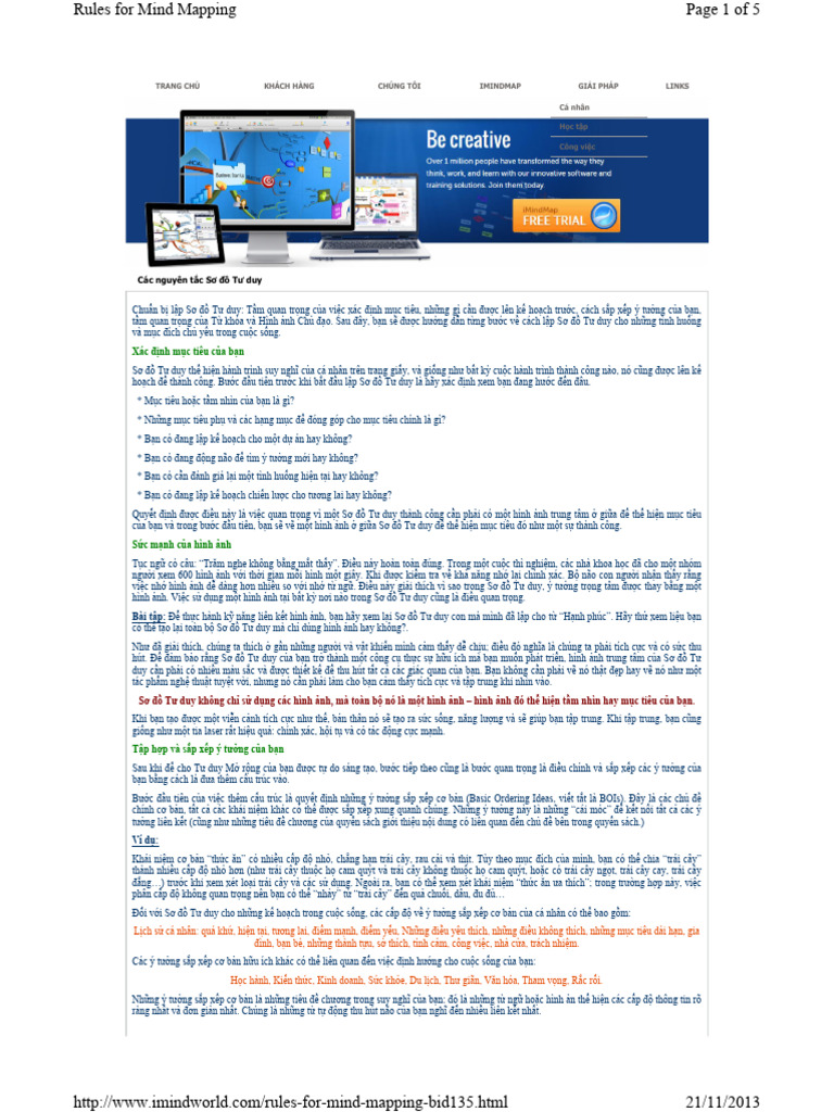 Cac Nguyen Tac Cua So Do Tu Duy | PDF