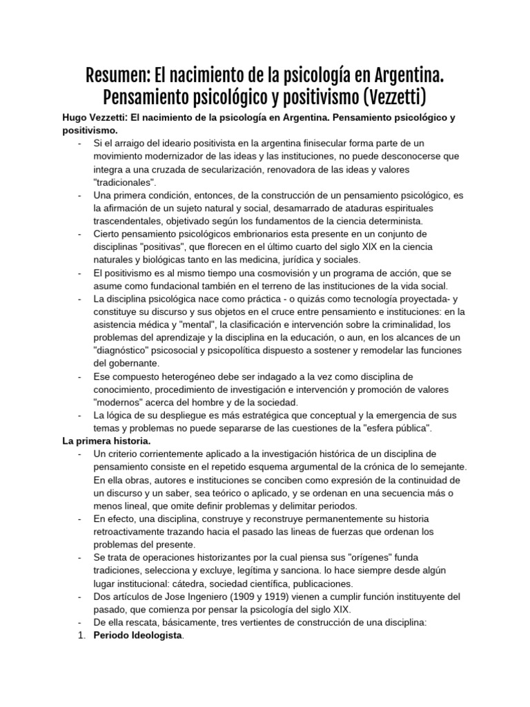 Resumen. Vezzetti | PDF