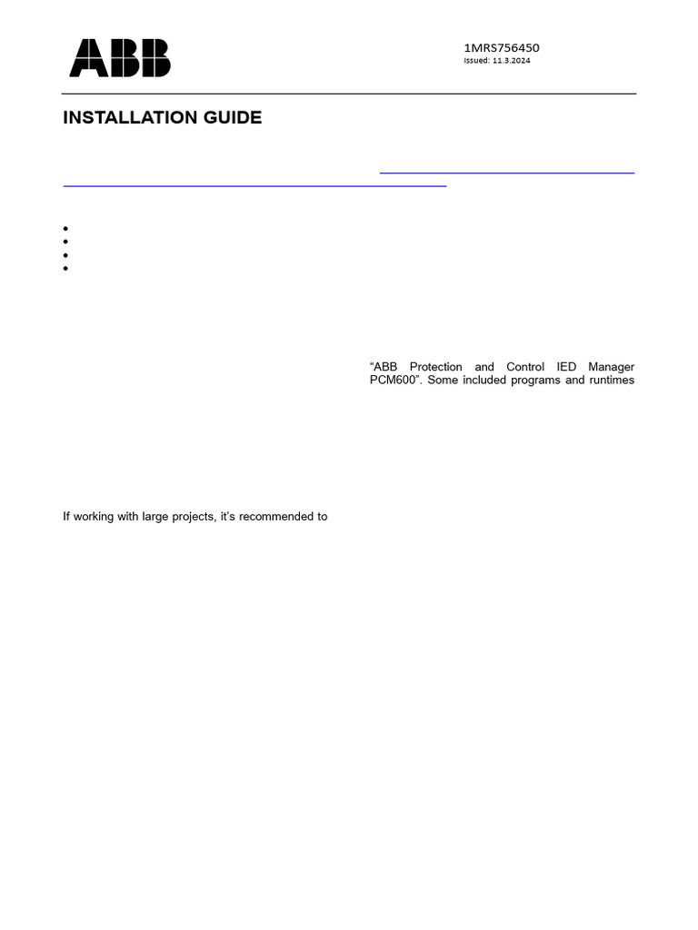 PCM600 213 Ig 756450 Enx | PDF