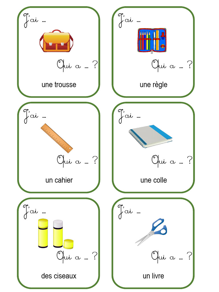 Jai Qui A Materiel Scolaire | PDF