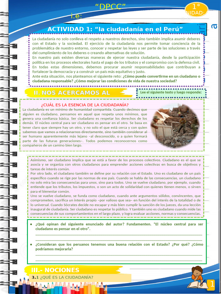 1° DPCC - Actv.01-Und.7 2023 | PDF