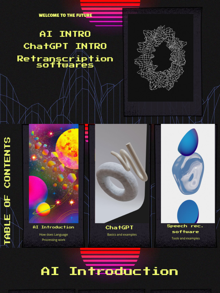 Intro AI - ChatGPT - Retranscription Tools | PDF