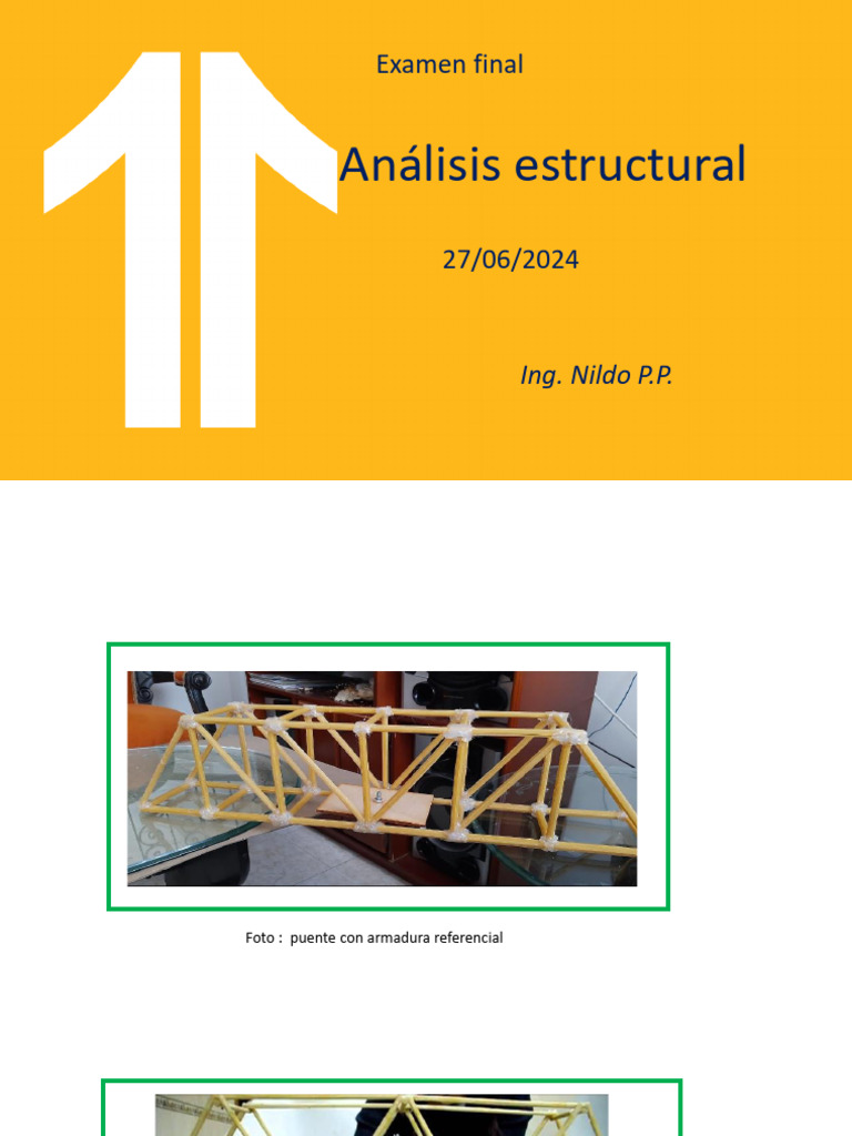 Examen Final Analisis Estructural | PDF