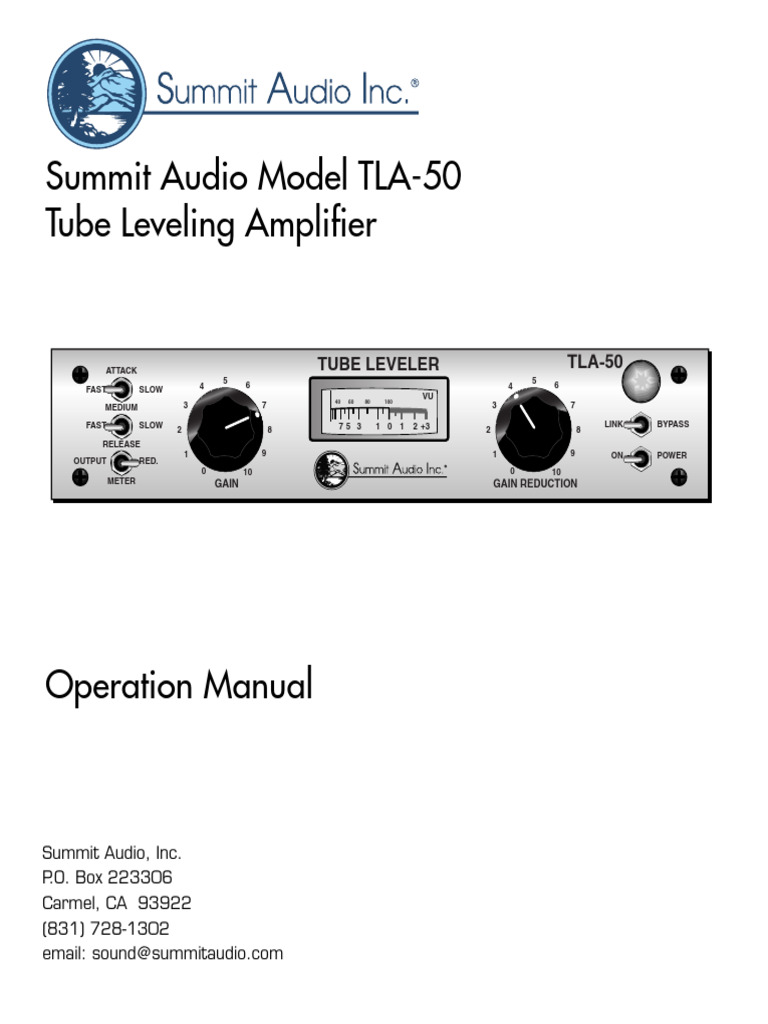 TLA 50manual | PDF