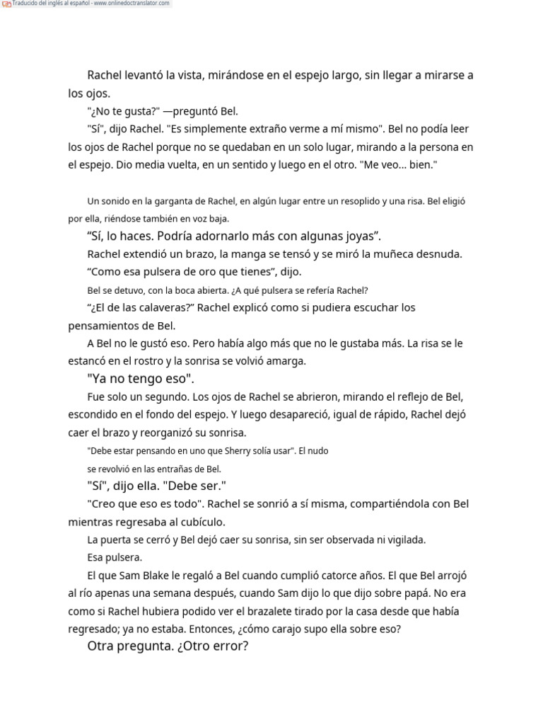 La Reaparicion 2.en - Es | PDF