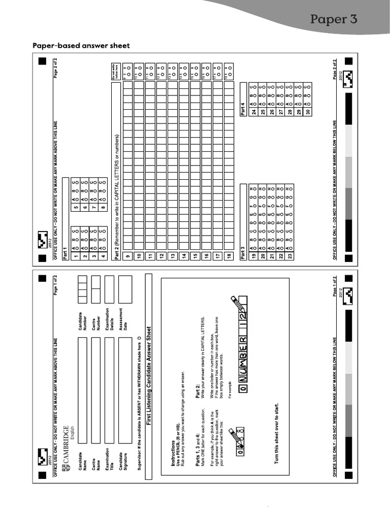 Answer Sheet 2 | PDF