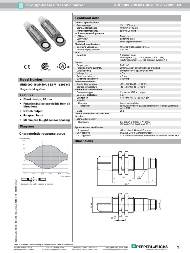 Technical Data: Model Number | PDF