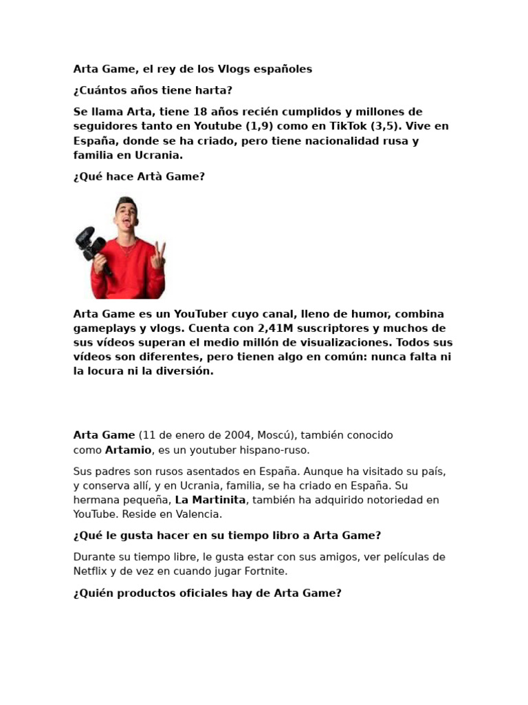 Arta Game | PDF