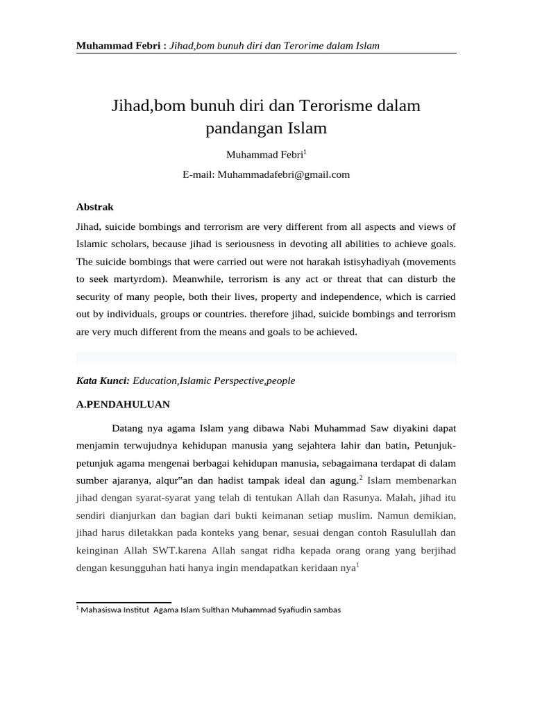 Muhammad Febri | PDF