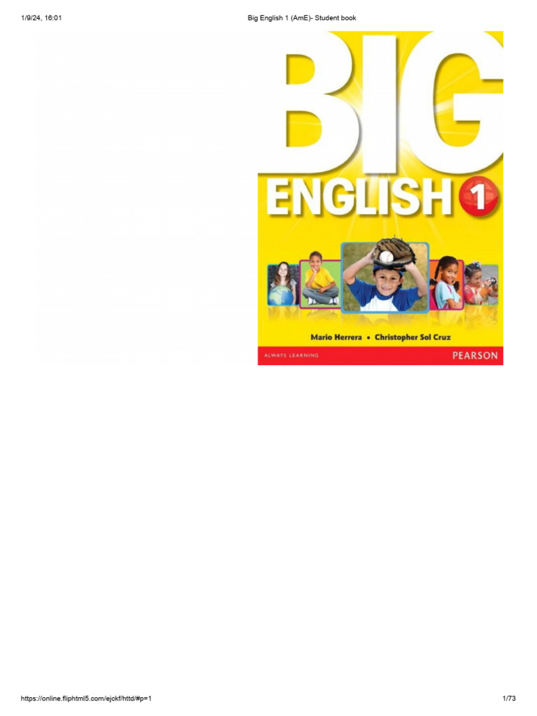 Big English 1 (AmE) - Student Book | PDF