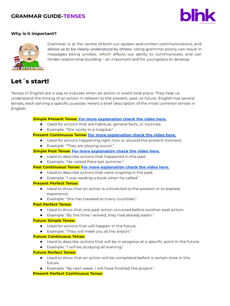 Grammar Guide 2.0 | PDF