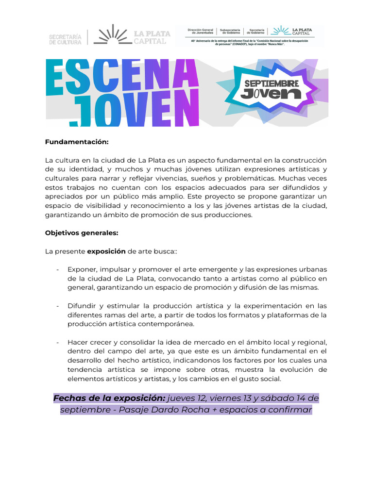 Escena Joven (FORM) | PDF