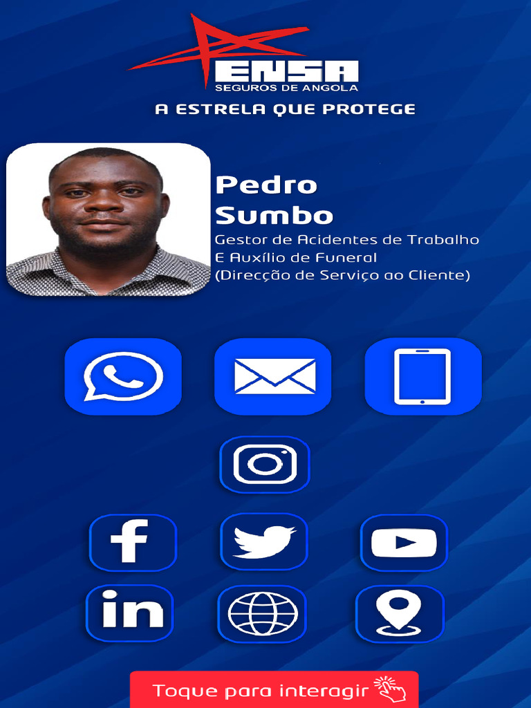 Pedro Sumbo - Gestor de Acidentes de Trabalho | PDF