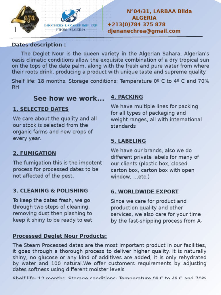 Description Dates | PDF