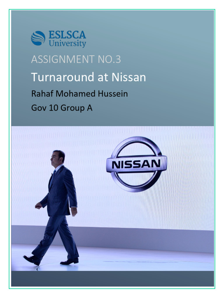 Leadership - Turnaround at Nissan | PDF