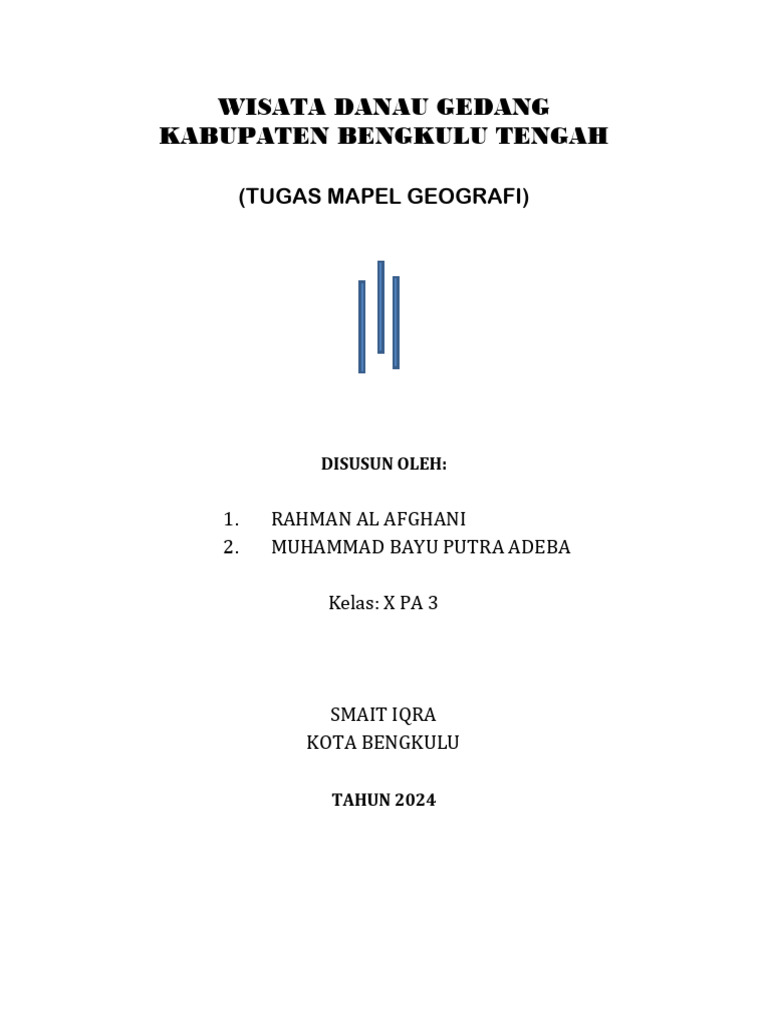 Wisata Danau Gedang | PDF