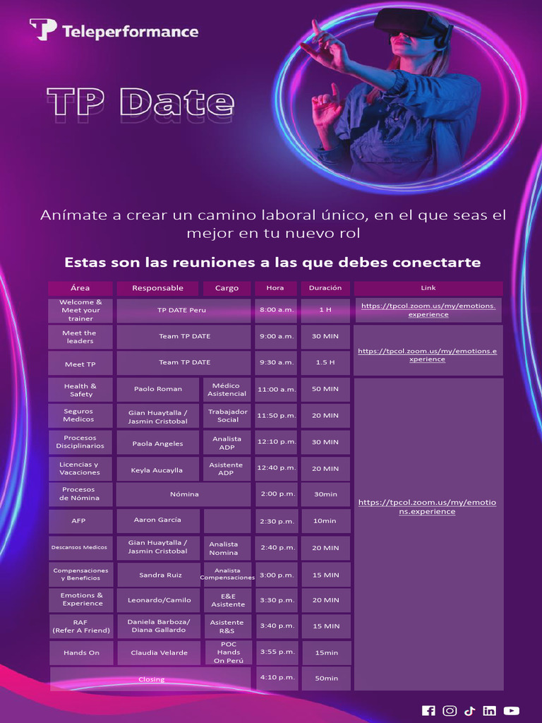 Cronograma General TP Date | PDF