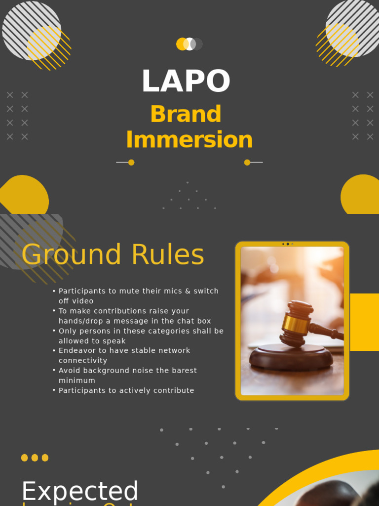 LAPO Brand Immersion Slides | PDF