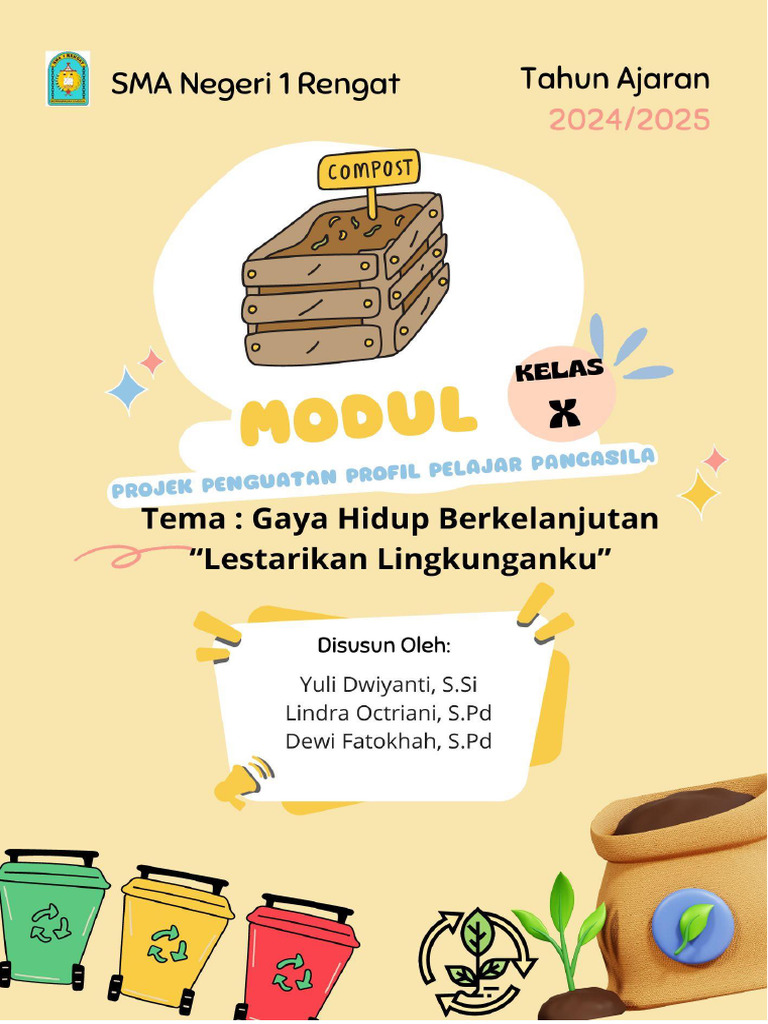 Modul P5 Gaya Hidup Berkelanjutan Update Keg. 10-19 | PDF