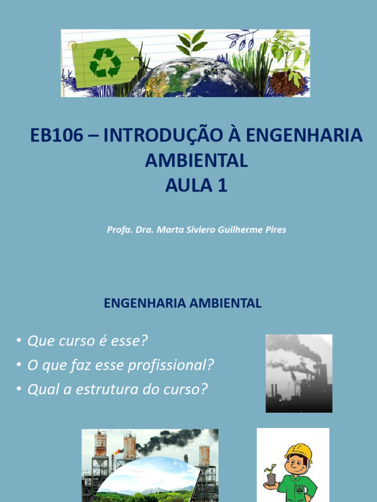 Introdução A Engenharia Ambiental Pdf