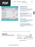 Xfinity Internet Bill Template | PDF | Money | Payments