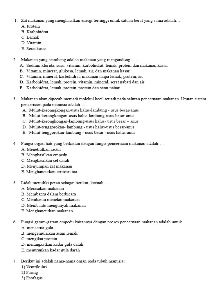 Latihan Soal Sts Xi Genap | PDF