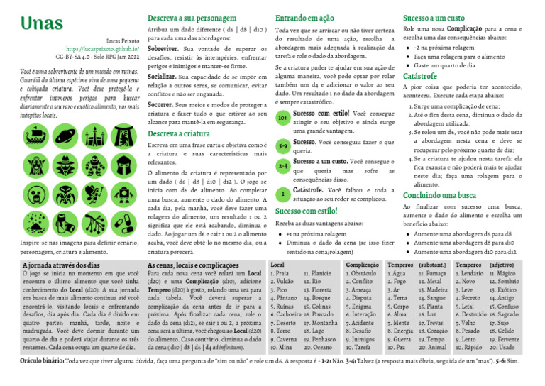 RPG - Ps - Unas | PDF