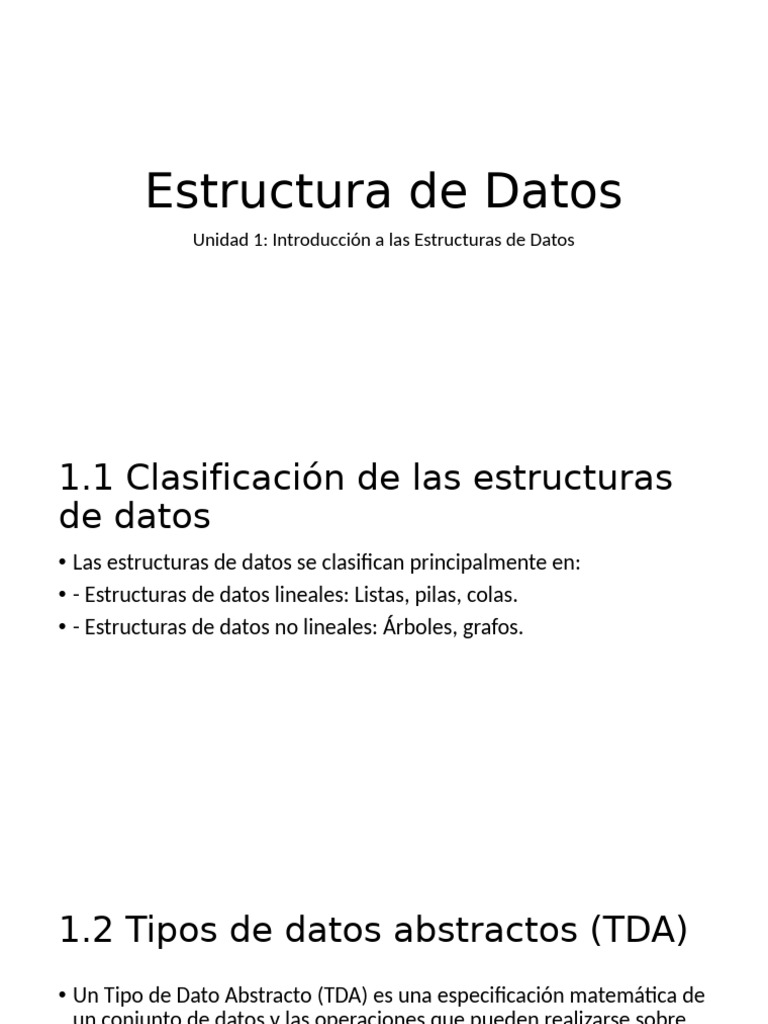 Estructura de Datos | PDF