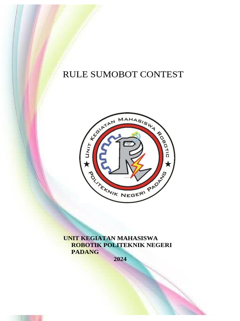Sumobot Contest 2024 Rules and Specs | PDF | Technology & Engineering