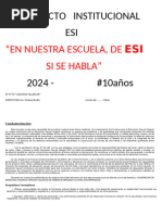 Actividades ESI para Nivel Inicial | PDF | Educación sexual | Abuso ...