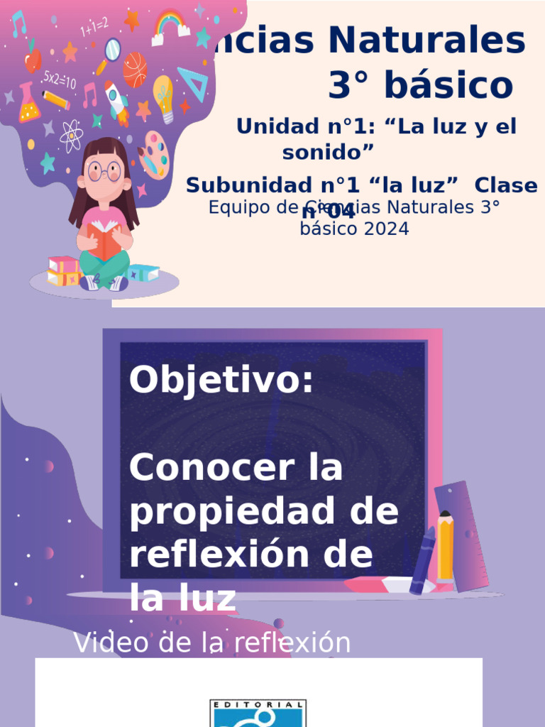 Clase N°4 Propiedad de Reflexión de La Luz | PDF | Reflexión (Física ...