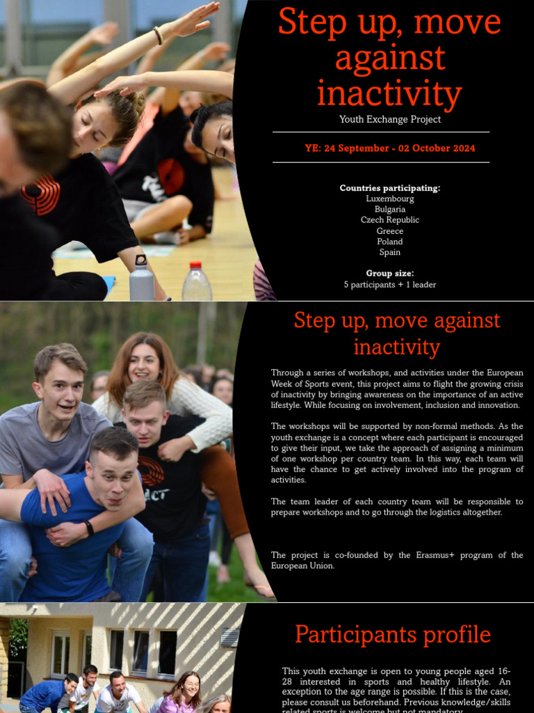 Info Pack - YE Step Up, Move Against Inactivity | PDF