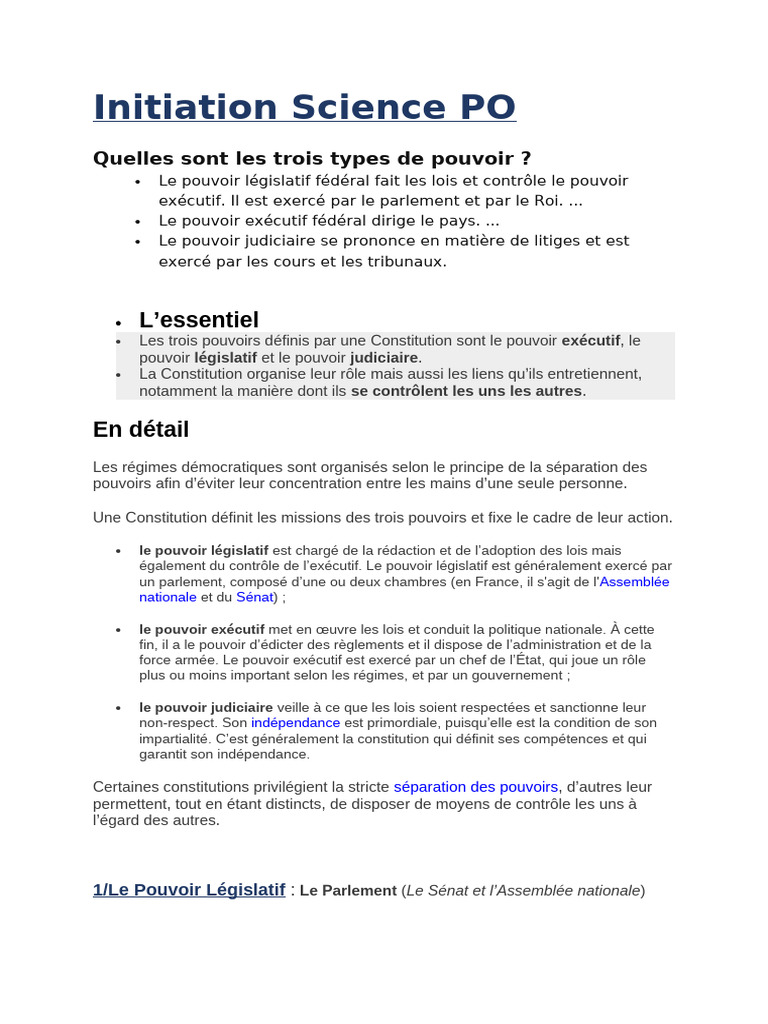 Initiation Science PO | PDF