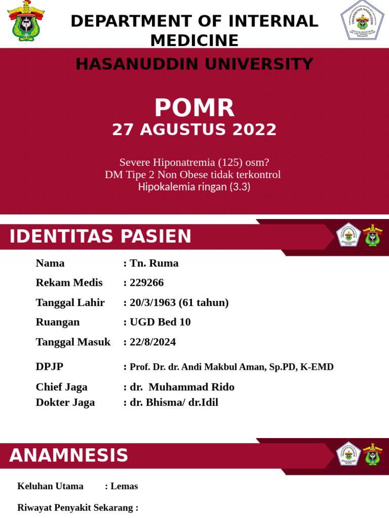 POMR Tn. Ruma | PDF