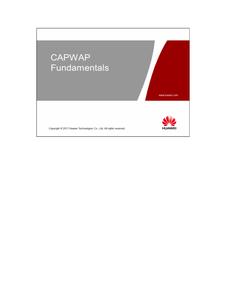 10 CAPWAP Fundamentals | PDF