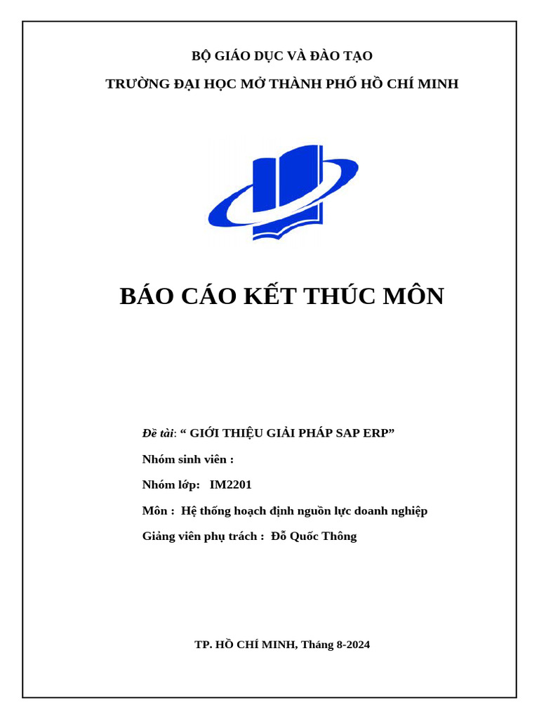 Mau-Bao-Cao - Do An Nganh | PDF