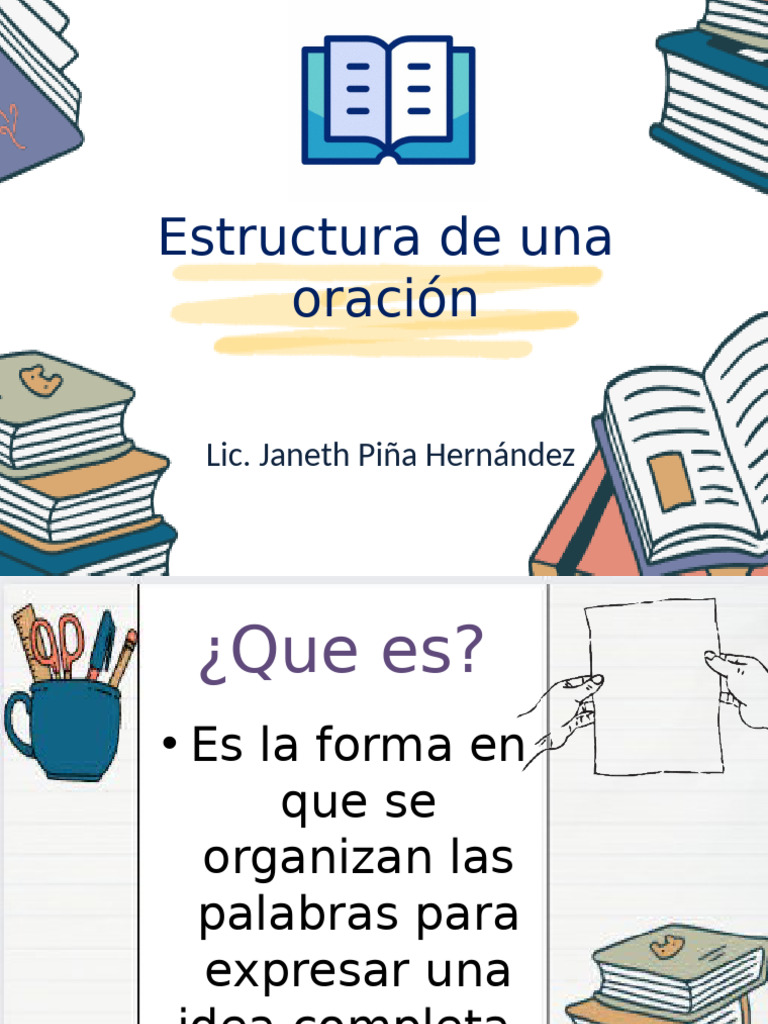 Estructura de la oración en español | PDF | Asunto (gramática ...