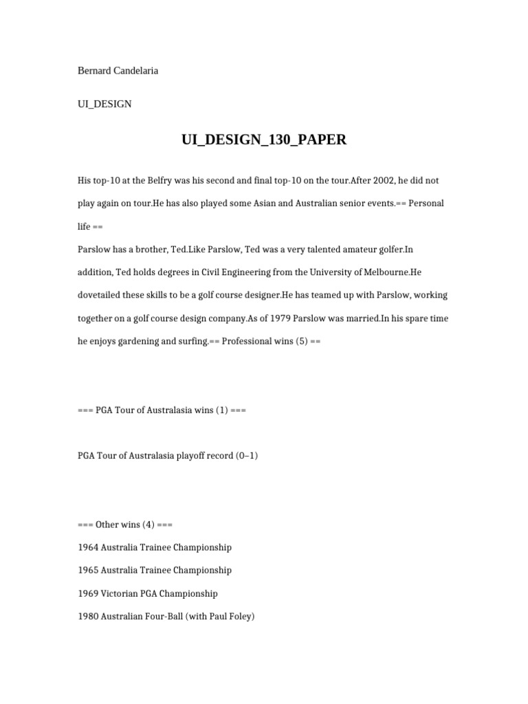 Ui Design 130 Paper | PDF