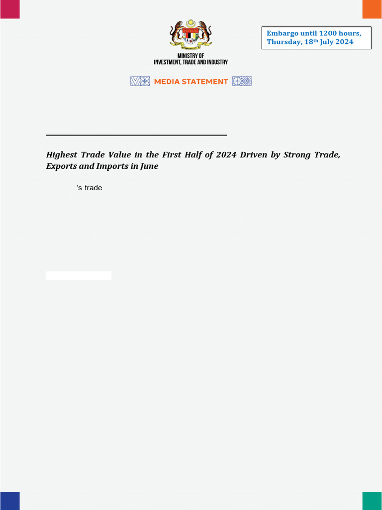 MATRADE 2024 - June | PDF