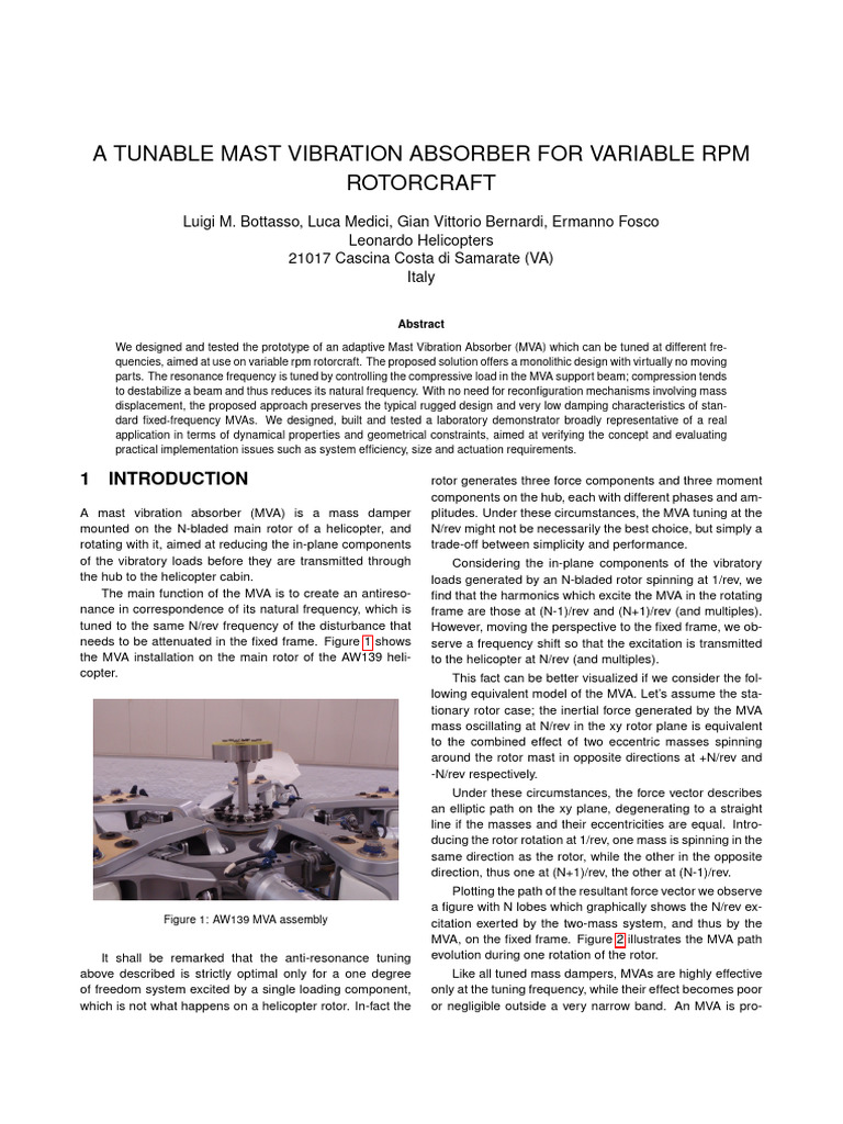 Mast Vibration Absorber | PDF