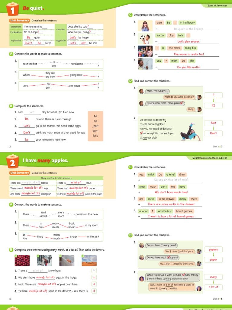 Grammar Stage 3 - WB - Answers-1 | PDF