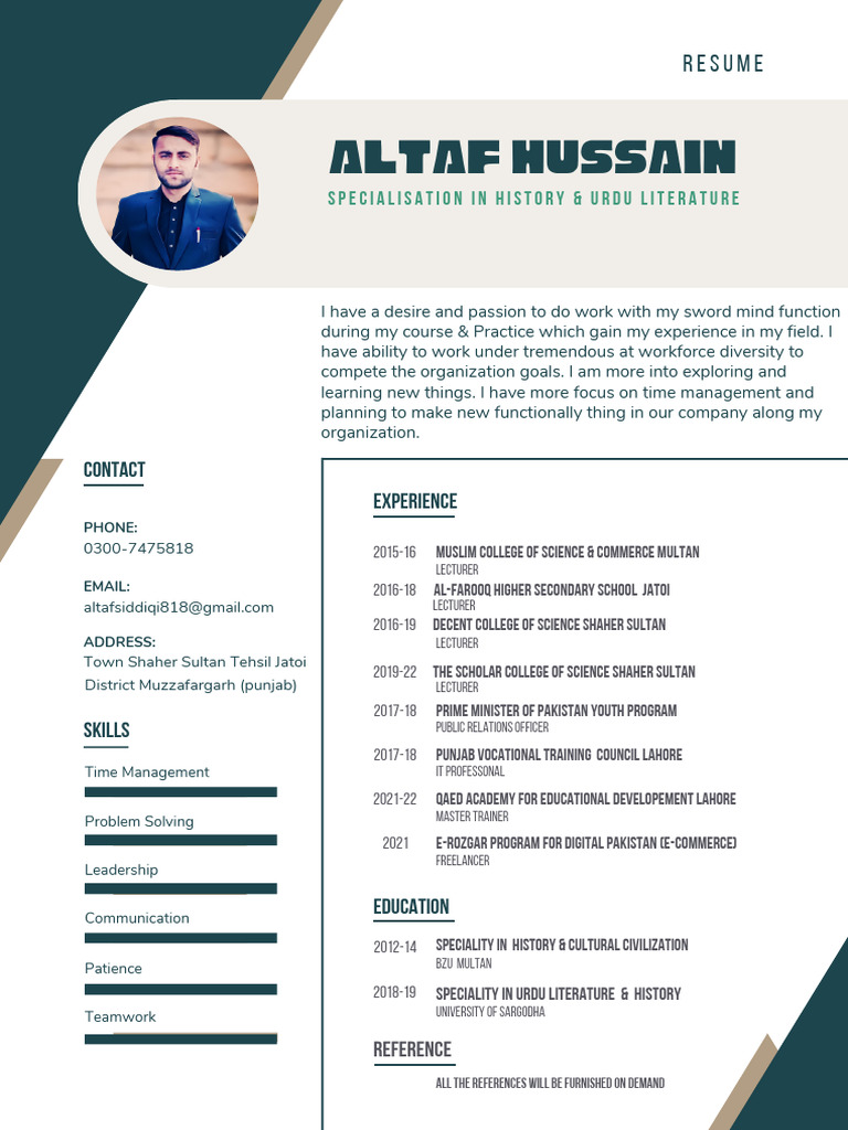 Altaf Updated CV | PDF