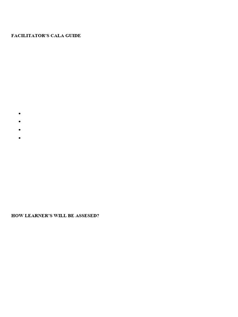 CALA Component C (Data Presentation) | PDF