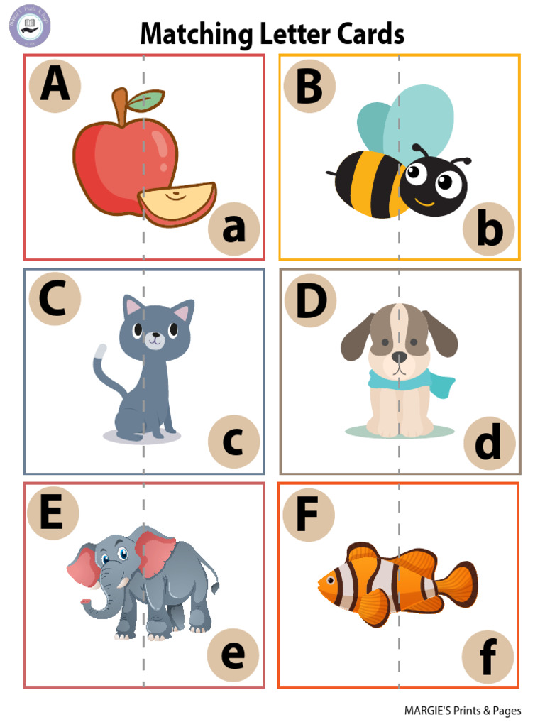 Match Letters 1 | PDF