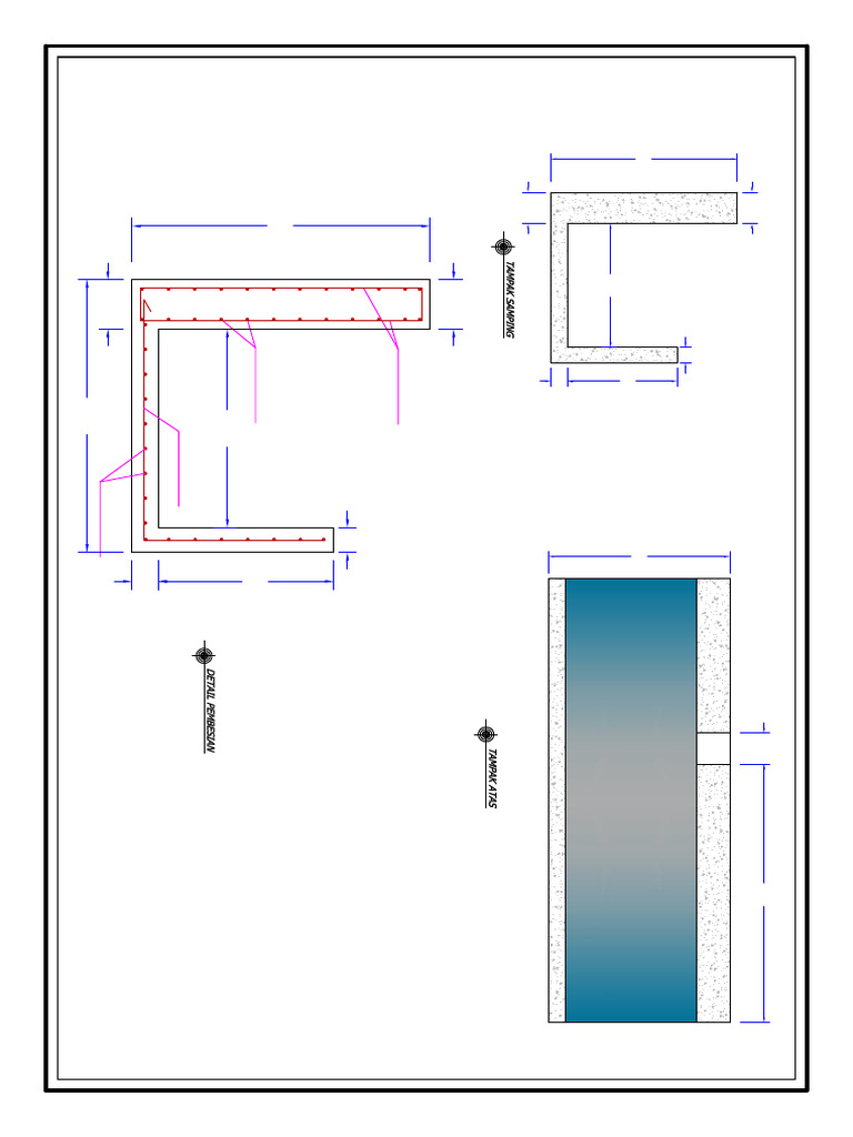 Gambar Turap Beton Tipe 2 | PDF