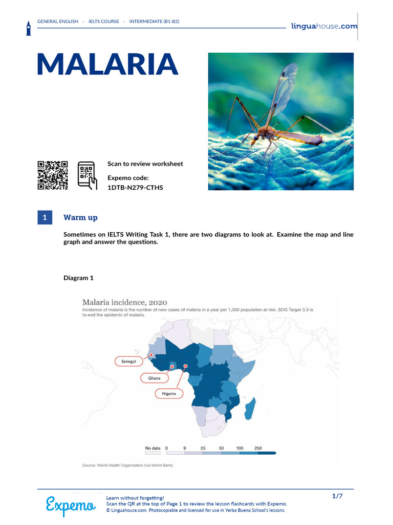 Malaria British English Student | PDF | Malaria | Language Arts ...