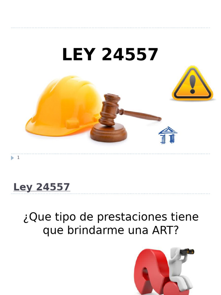 Ley 24557 | PDF