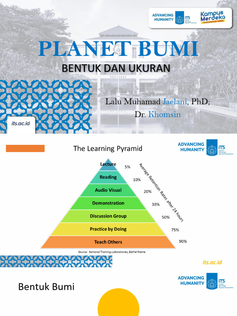 Planet Bumi, Bentuk Dan Ukuran | PDF