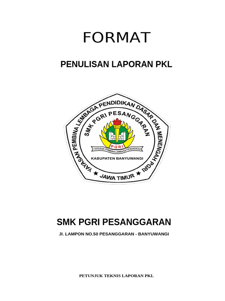 Format Laporan PKL | PDF